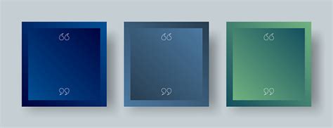 따옴표 템플릿 벡터 세트 현대 그라디언트 배경에 고립 된 따옴표 정사각형 형식 따옴표 소셜 미디어 게시물에 대한 템플릿 0명에 대한 스톡 벡터 아트 및 기타 이미지 Istock