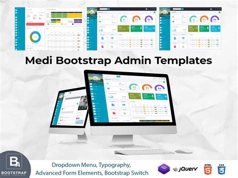 Medi Premium Admin Templates With Dashboard UI Kit
