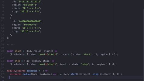Scheduled Startstop Of Ec2 Instances Using Lambda And Serverless