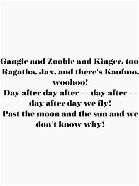 Tadc Theme Song Sticker For Sale By Emberlydawn Redbubble