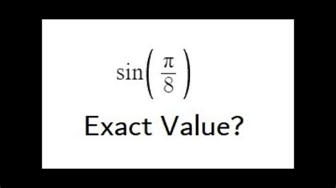 Grade Advanced Functions Finding The Exact Value Using Double