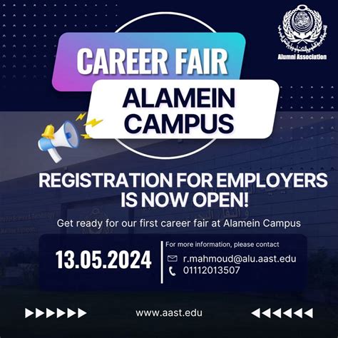 Aast Alumni On Linkedin Aastmt Alumni Alamein Career Fair 2024 Is Around The Corner Join Our Mega