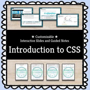 An Introduction To CSS Slides And Guided Notes For Web Design