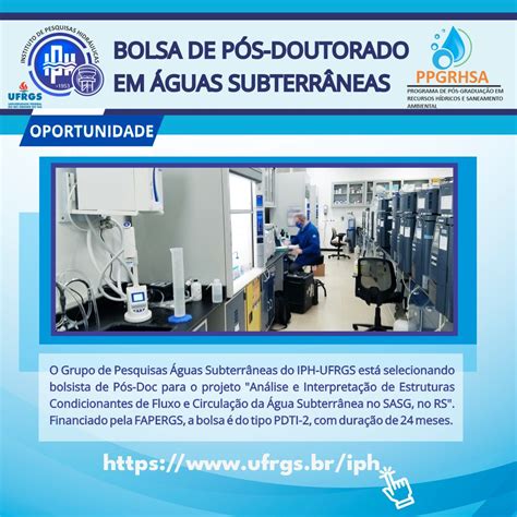 Bolsa De Pós Doutorado Seleção De Bolsista Para Projeto De Pesquisa Em