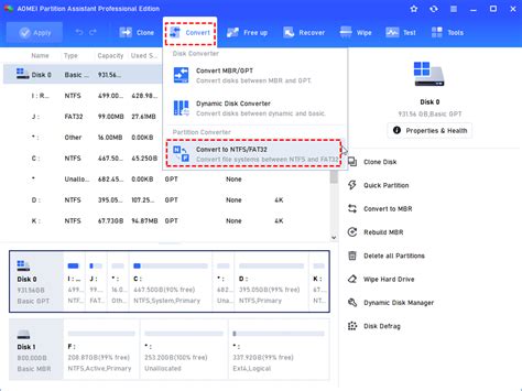 How To Convert A Partition From NTFS To FAT32 Without Data Loss