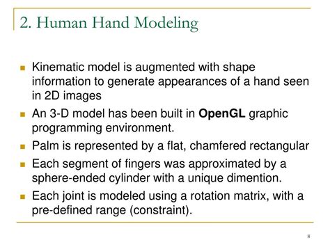 PPT D Model Based Hand Gesture Recognition And Tracking PowerPoint Presentation ID