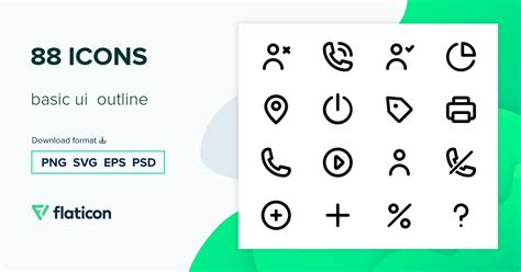 Basic Ui Outline Icon Pack Outline 88 Svg Icons