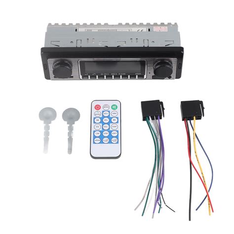 Car Bluetooth MP3 Player WAV AUX Input Support Hands Free Calling Voice