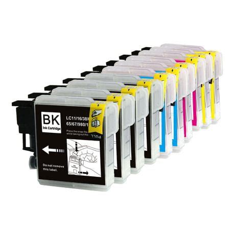 L Ink Compatible Ink Cartridge Set LC LC Black X Cyan X Magenta X Yellow X