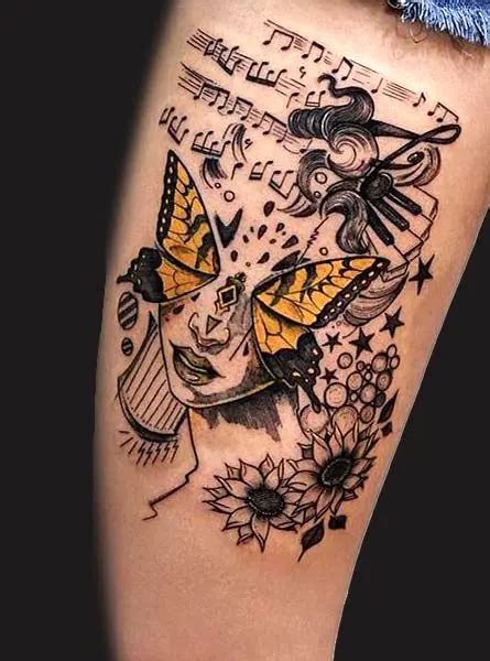 طرح های خاص و جذاب تاتو ران پا ۴۰ مدل زیبای زنانه و دخترانه با عکس