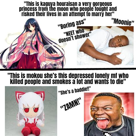 Look Man Mokou Can Do Cool Fire Shit Aight I Dunno How Tf Kaguyas