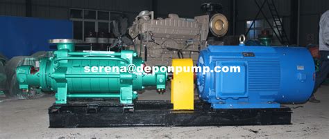 Diesel Engine Or Electric Motor Multistage Water Pump Manufacturers And
