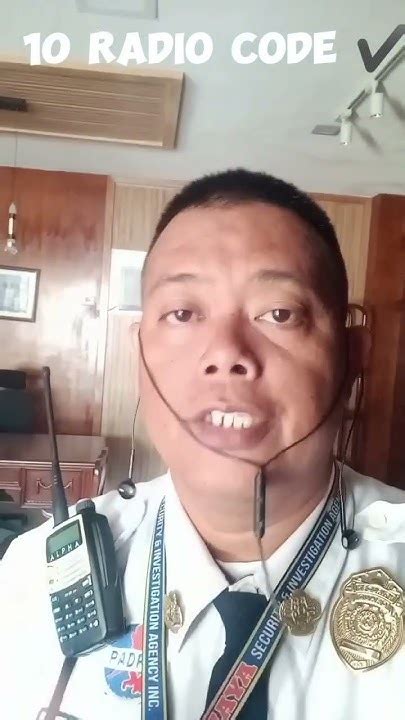 Ang Tamang Tawag Sa Mga Code Sa Radio Ay 10 Radio Code Youtube