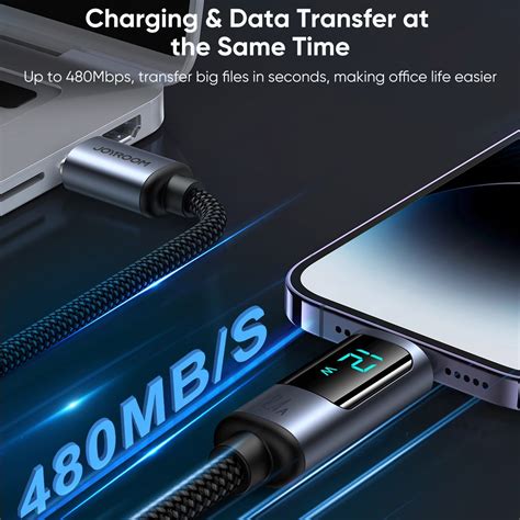 Joyroom S Al012a16 24a Usb To 8 Pin Digital Display Fast Charging Data