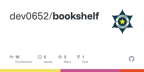 Github Dev0652bookshelf