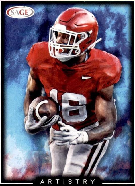 2022 Sage High Series Artistry Treylon Burks Art Tb Black Rc For