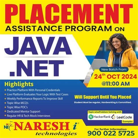 Satyanarayana Ch On Linkedin Javadeveloper Dotnetdeveloper Placementassistance Careergrowth