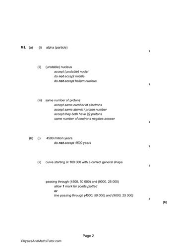 Gcse Ocr Gateway Physics Radioactivity Complete Revision Summary