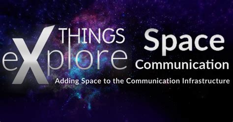 Things Explore™ Space Communication Things Stockholm