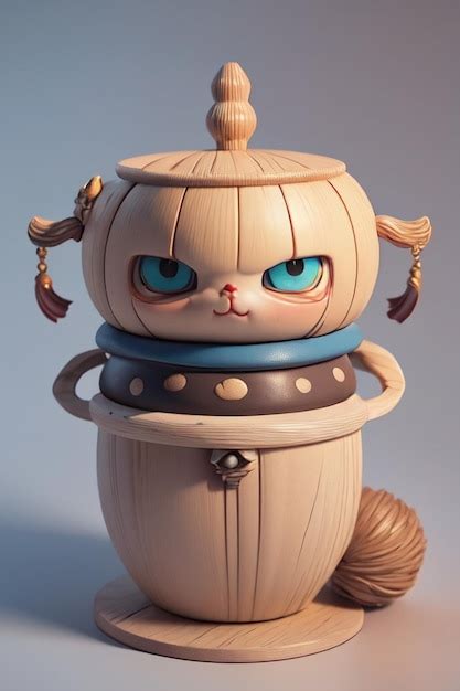 Premium Photo 3d Model Character Shaping Modeling Display Of Anime