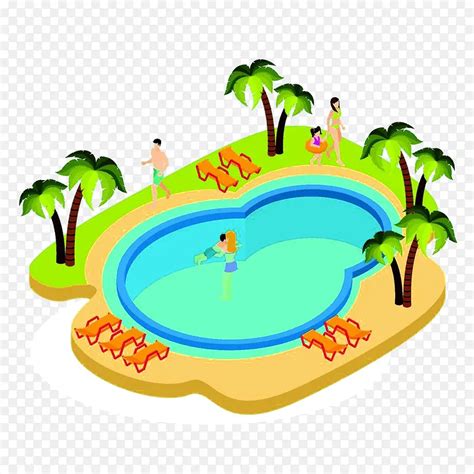 卡通游泳池素材图片png图片素材下载图片编号8871648 Png素材网