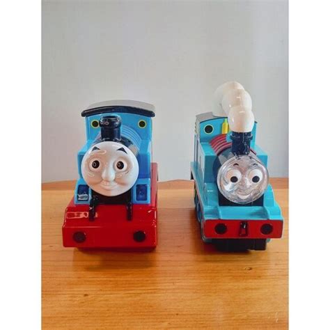 Mattel Toys 2 Talking Thomas The Train With Flashlight Face Thomas Friends Lightup Poshmark