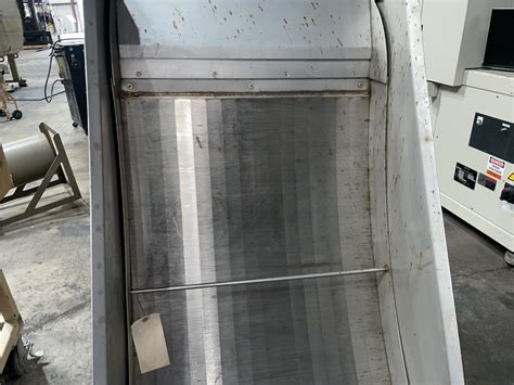 24 Wide X Gala Dewatering Sieve Model Frv 160 Plastic Machinery