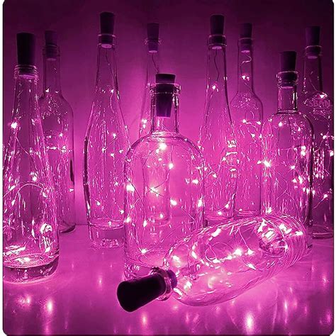 Led Bottle String Lights Cork Shaped Outdoor Wedding Decoration 2m Led