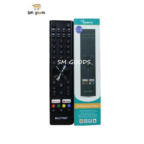 Multynet Smart Led Tv Remote Control Without Voice Command With Youtub