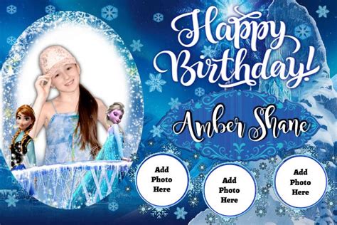 Pin By Cindy Dantis On Frozen Birthday Tarpaulin Tarpaulin Design