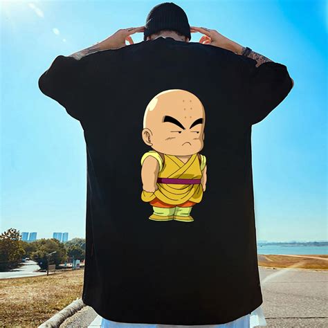Áo Thun Nam Dragon Ball Havana Áo Thun Form Rộng In Hình Anime Goku Vải