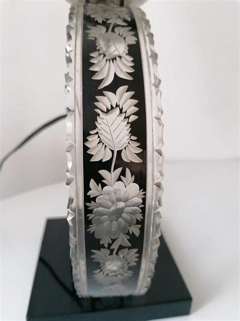 Glass Art Deco Table Lamp For Sale At 1stdibs