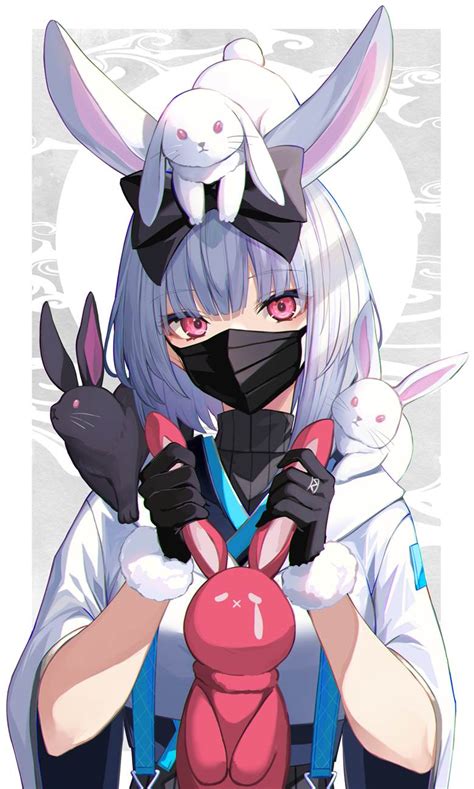 兔 插画师竹花ノート的女孩插画图片 BoBoPic