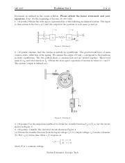 PS3 Pdf ME 3017 Problem Set 3 Fall 19 Document As Outlined In The Course Syllabus Please