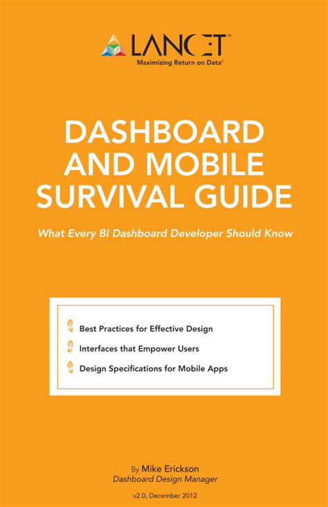 Pdf Dashboard Survival Guide Lancet Resourcedownload Bi Dashboard