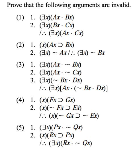 This Is Question For Intro To Logic Exercise Chegg