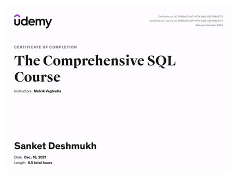 Sanket Deshmukh On Linkedin Sql Mysql Computerscience Udemy