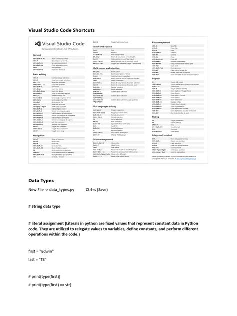 Data Types User Input And Control Flow Python Codes 13th Nov 2024 Pdf Data Type String