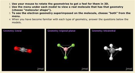 Molecular Geometry Stem Resource Finder