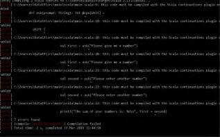 Sbt Scala Delimited Continuation Issues Stack Overflow