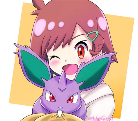 Anlew Garnet Blossom Pokemon Nidoran Nidoran Male Nintendo