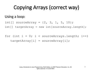 Capitulo De Java Array Unidimensionales PPT