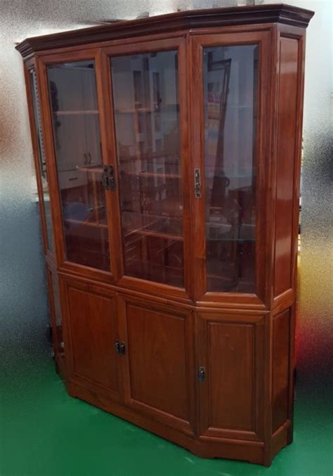 樂居二手家具生活館中 台中全新中古傢俱買賣 R11101高級花梨木書櫃 實木餐桌椅全新中古傢俱買賣 2手家電器 台中文心賣場
