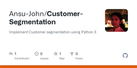 GitHub Ansu John Customer Segmentation Implement Customer Segmentation Using Python