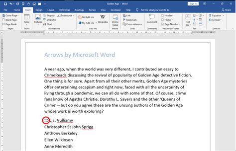 How To Insert An Arrow In Word Officebeginner