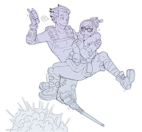 Mei And Junkrat Interaction By Rioxnation On Deviantart Overwatch