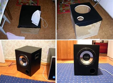 Как сделать сабвуфер своими руками схема сборки для дома и машины из обычных колонок с