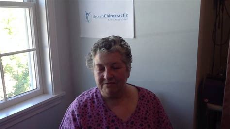 Brown Chiropractic Patient Testimonial Lorelei Youtube