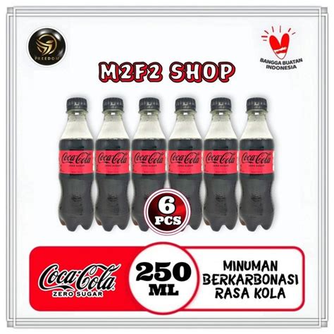 Jual Coca Cola Zero Sugar MInuman Bersoda Botol Plastik Pet 250 Ml Kemasan 6 Pcs Di Lapak