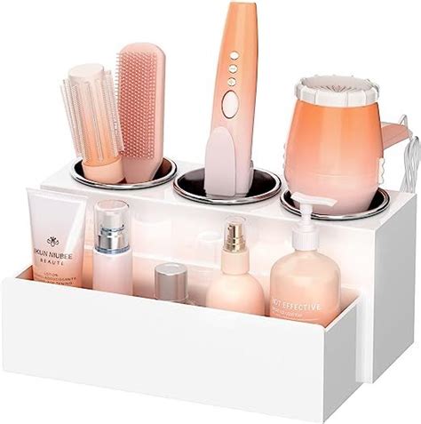 Niubee Hair Tool Organizer Acrylic Hair Dryer And Styling Holder